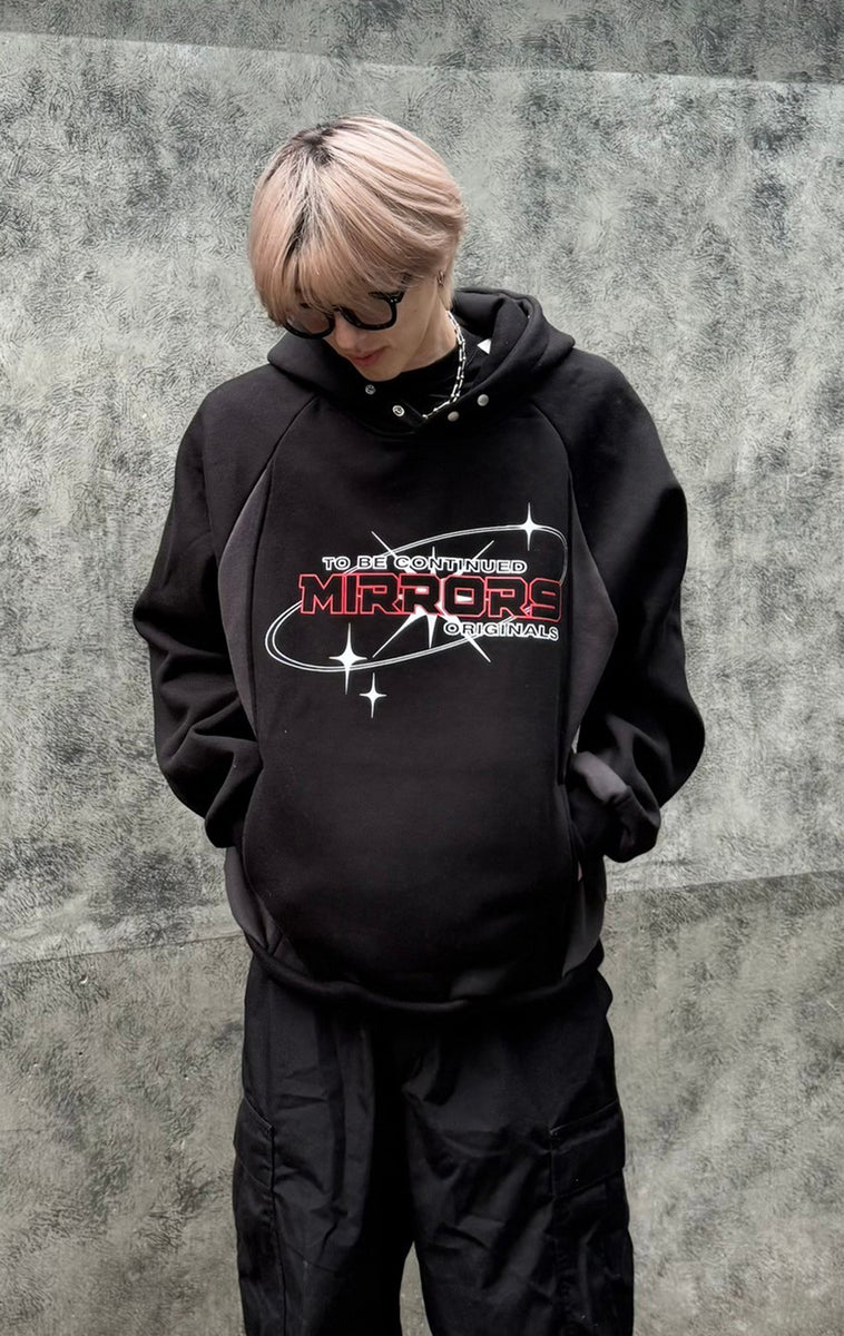 【30%OFF】Neo snap sweat hoodie/2color – MIRROR9