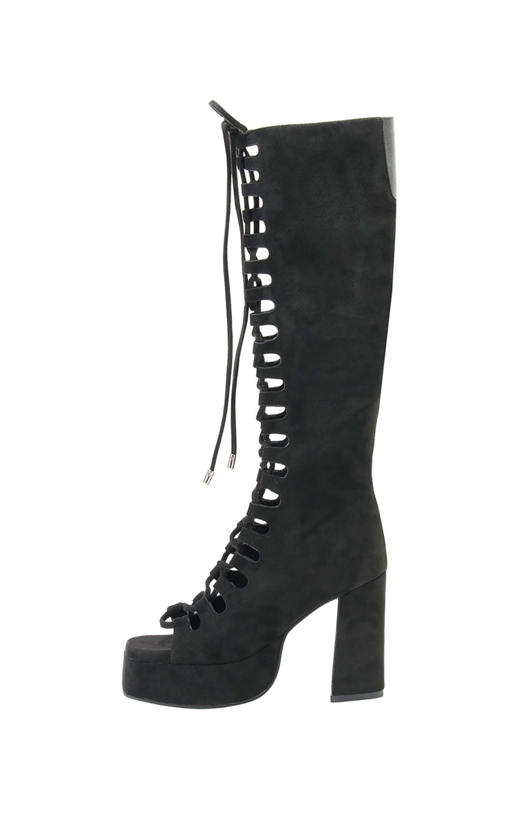 Open lace up boots – MIRROR9