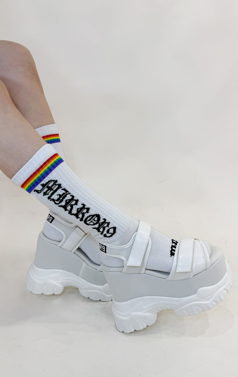 Rainbow logo socks set (ポーチ付き） – MIRROR9